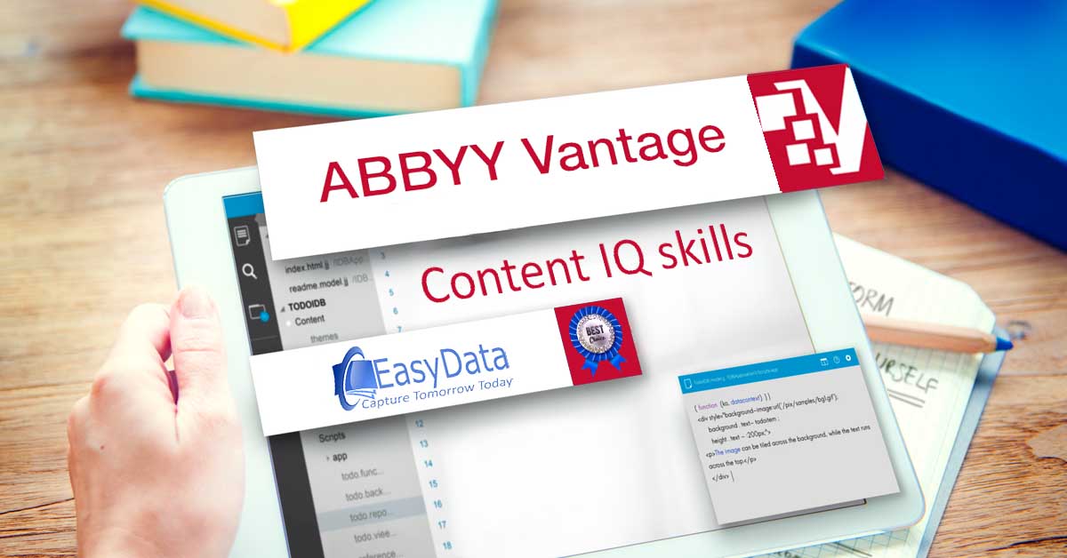 ABBYY Vantage, een low code intelligent document procesplatform